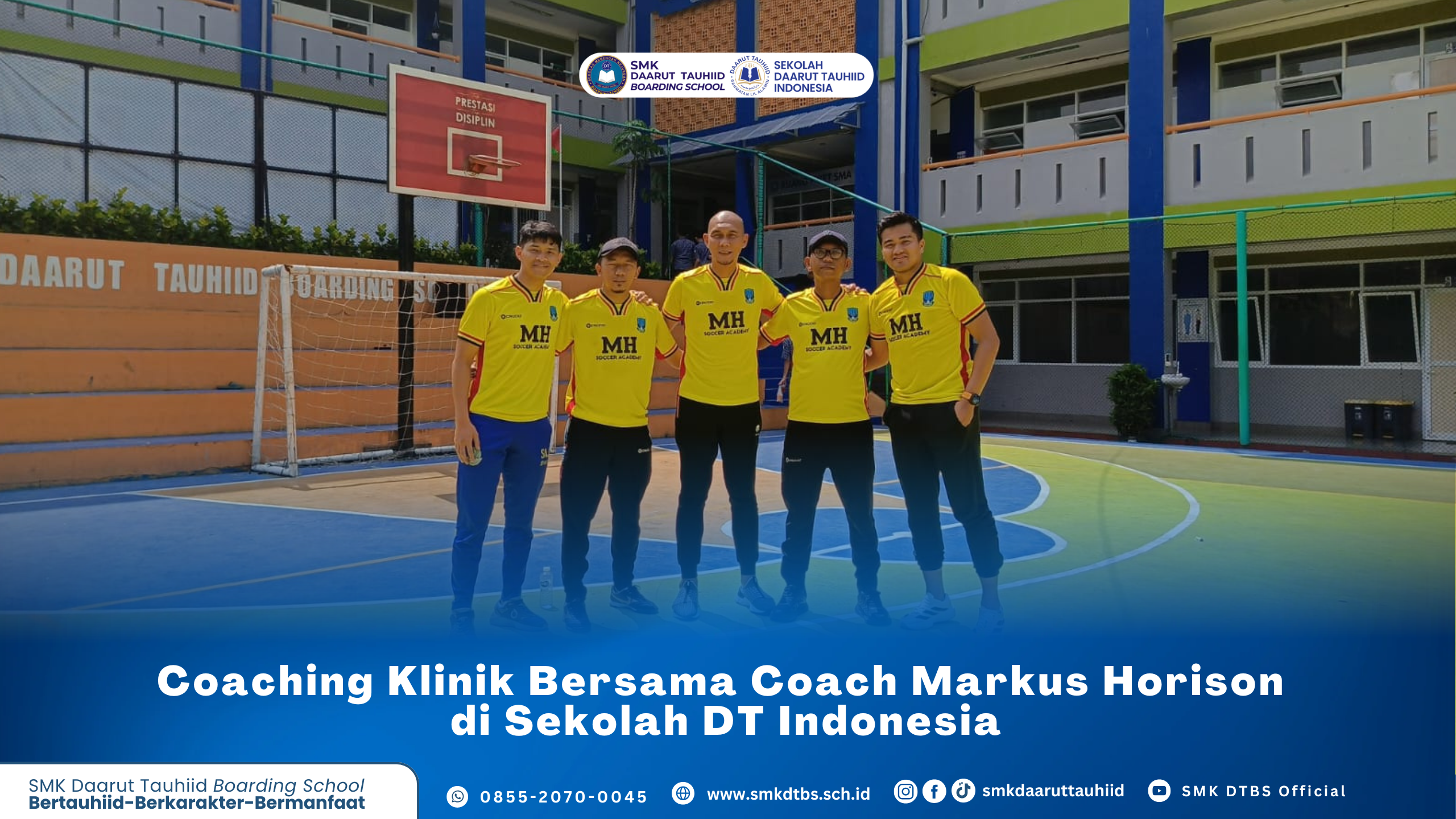 Coaching Klinik Bersama Coach Markus Horison di Sekolah DT Indonesia ...